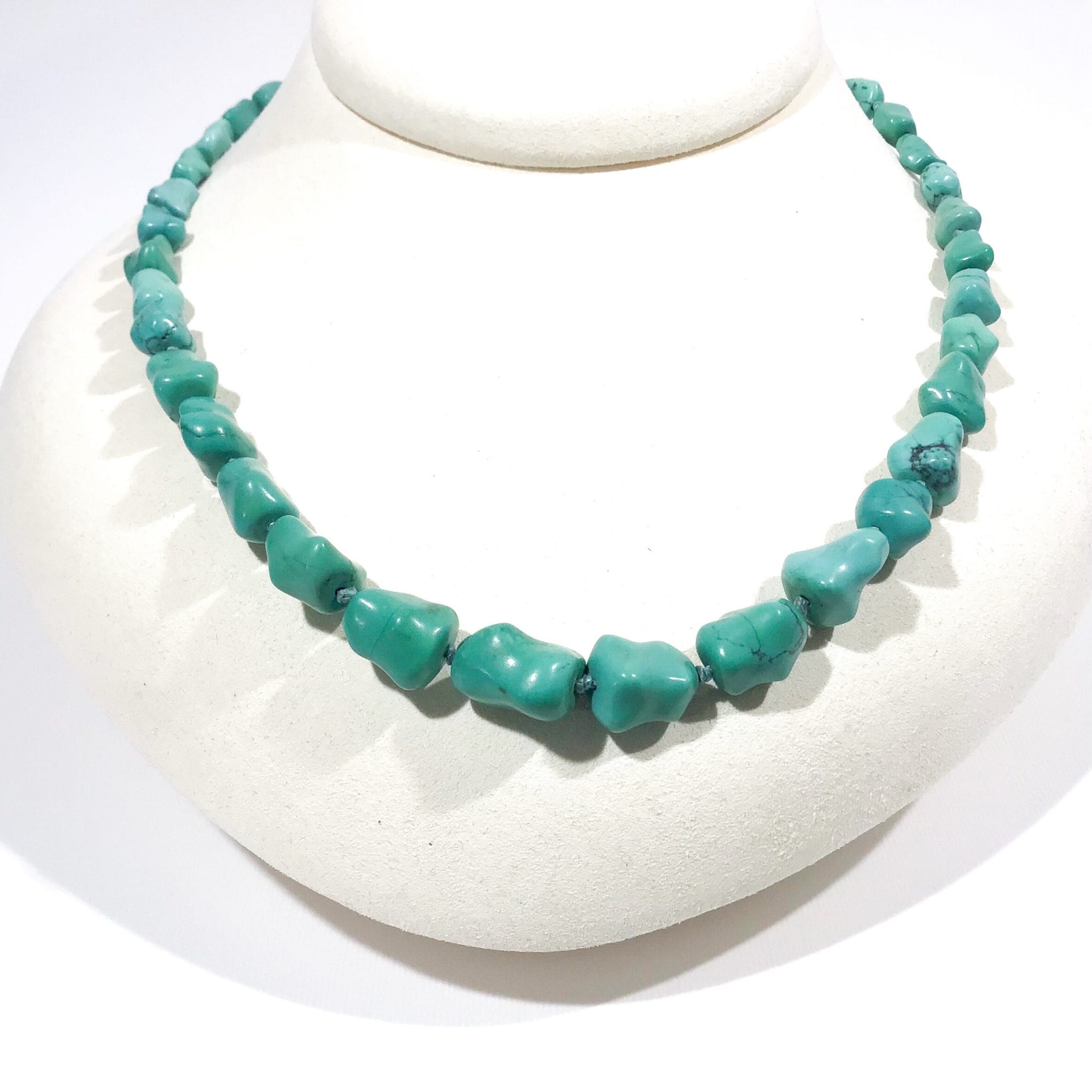 1950s chinese turquoise necklace | Vintage Shop Online