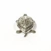 solid silver turtle shape pillbox , hallmarked | Vintage Shop Online