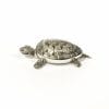 solid silver turtle shape pillbox , hallmarked | Vintage Shop Online