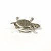 solid silver turtle shape pillbox , hallmarked | Vintage Shop Online